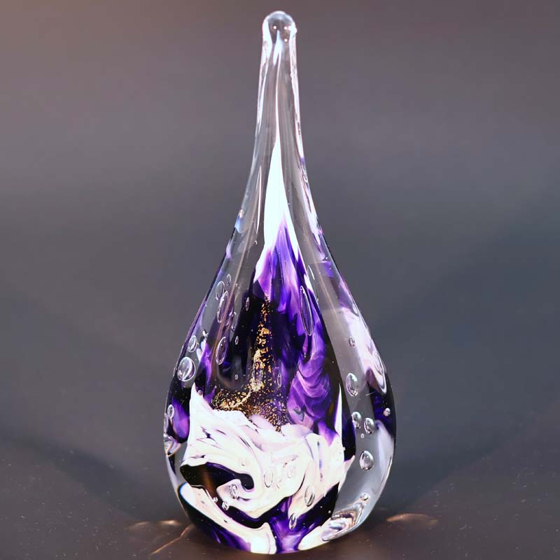 Clouds Rest Blue Purple Teardrop – Laret Glass