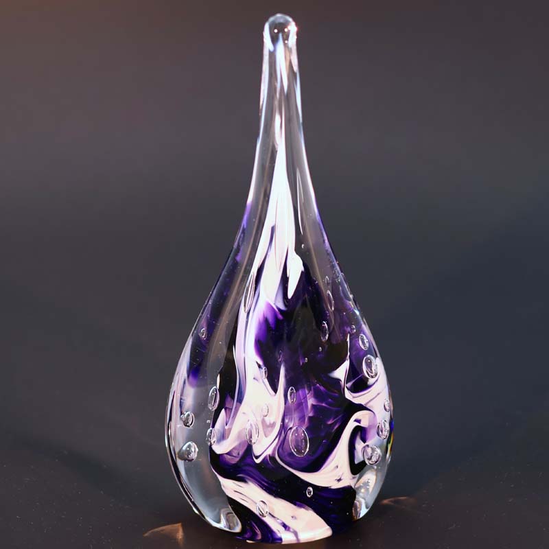 Clouds Rest Blue Purple Teardrop – Laret Glass